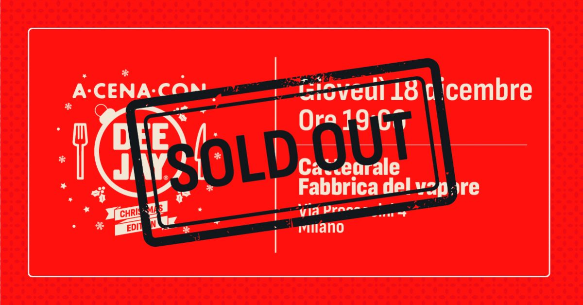 A Cena con Deejay – Christmas Edition 2025: prenota il tuo posto ...