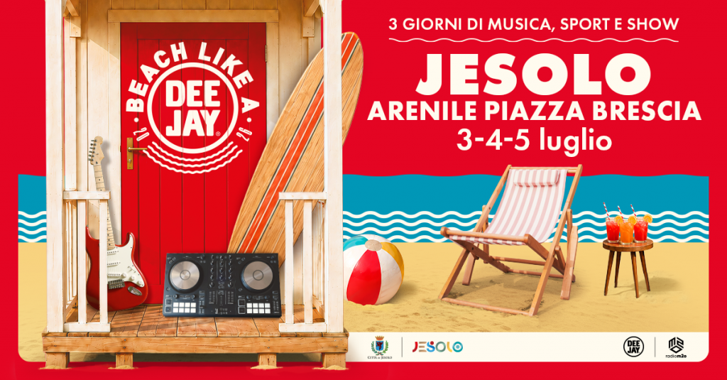 Beach Like a Deejay: le tappe del tour estivo di Radio Deejay | Radio ...